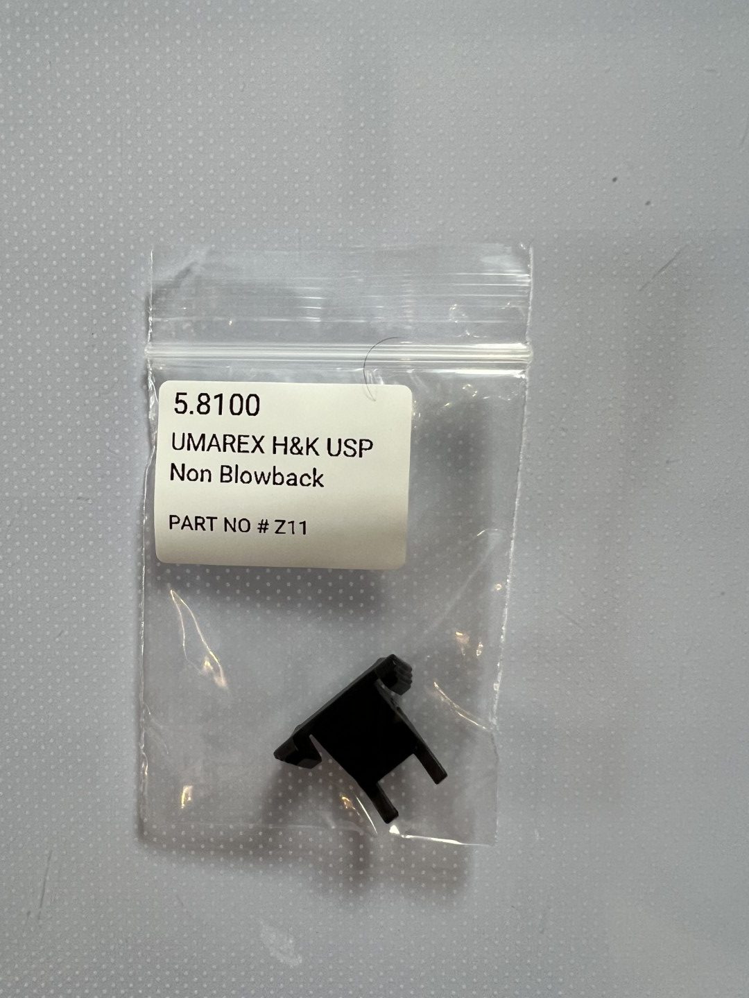 UMAREX – H&K USP NBB, AIR PISTOL, Model [5.8100] Part No # Z11, SEE ...