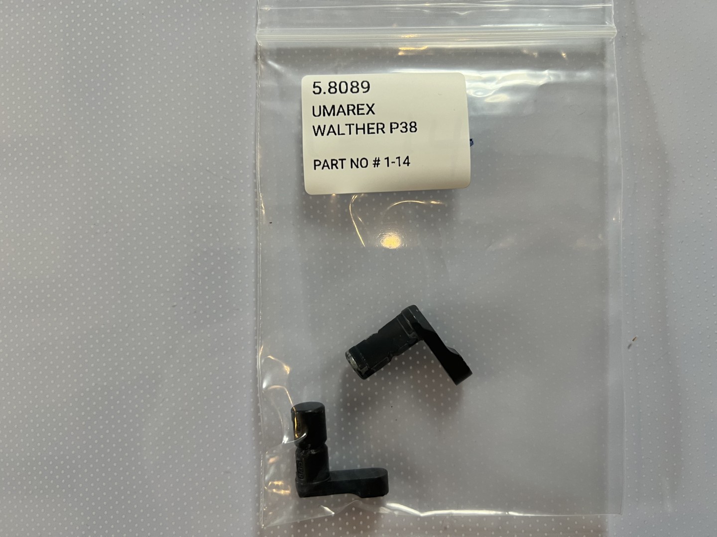 UMAREX – WALTHER P38, AIR PISTOL, Model [5.8089] Part No # PART-1-14 ...
