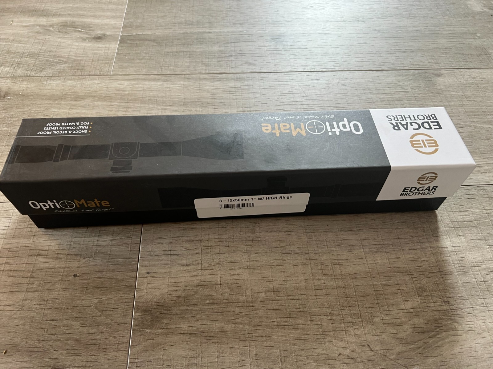 Opti Mate Opti-20 3-12×50 Scope with free HIGH Dovetail Mounts – Gun Parts
